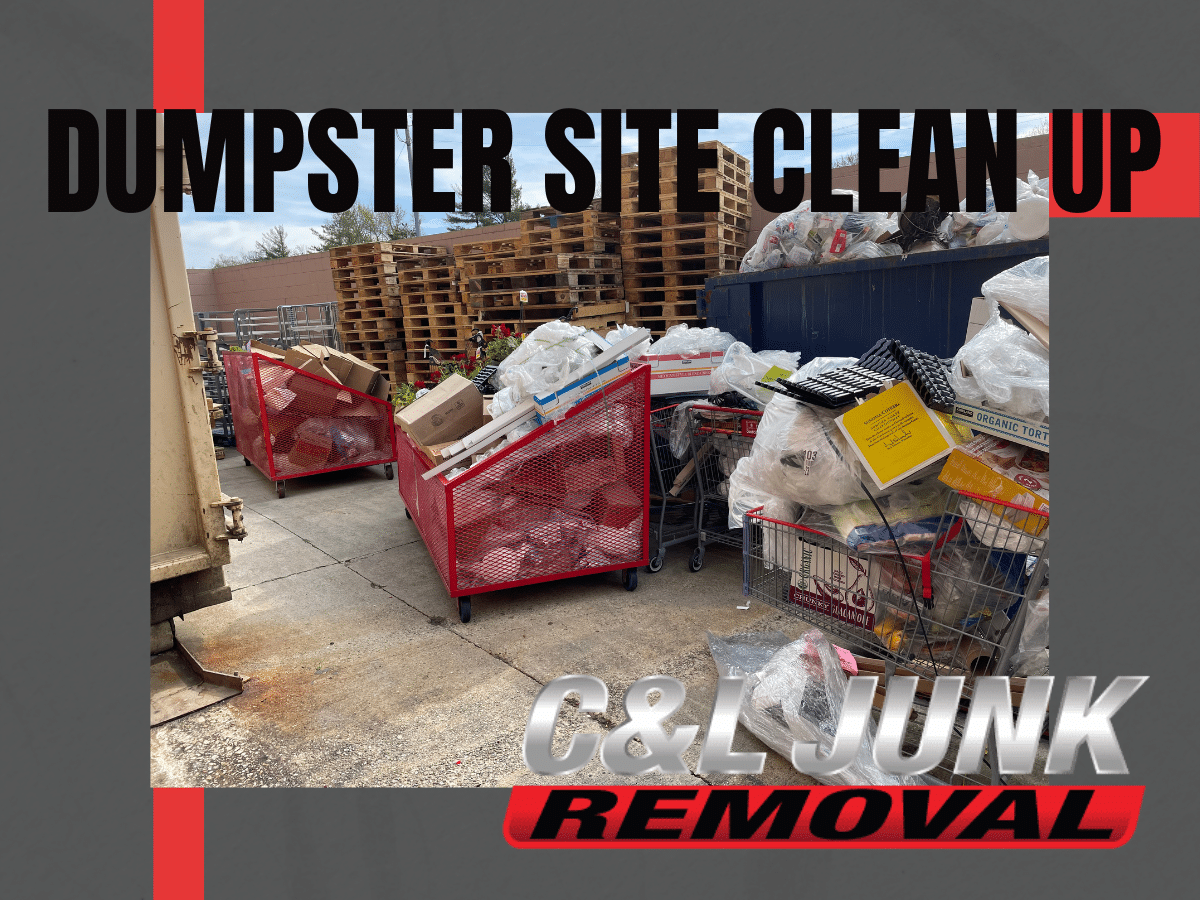 Dumpster Pad Cleaning - C&L Junk Removal